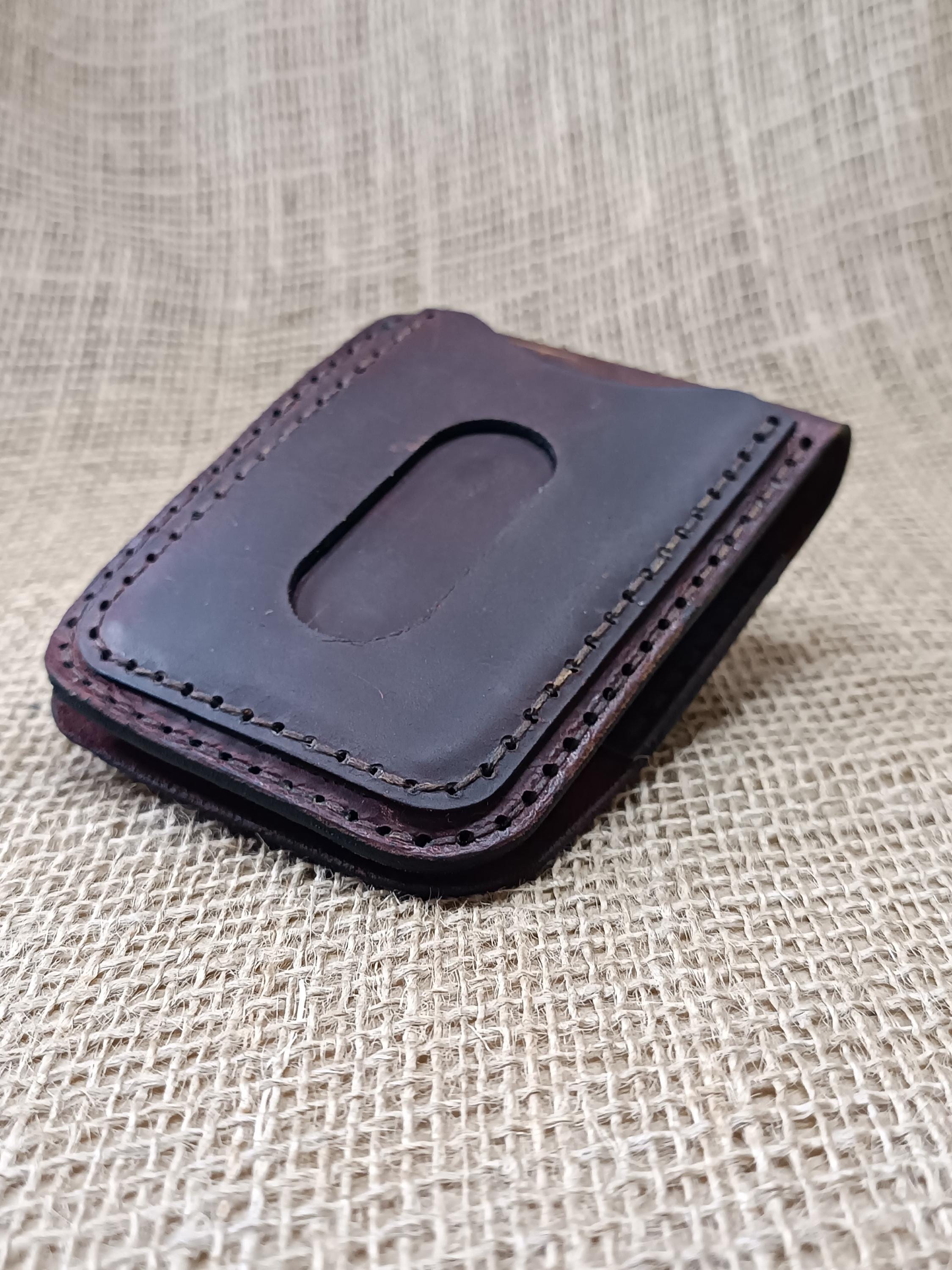 Personalized Leather Bifold Wallet: Handmade Slim Wallet, Laser ...