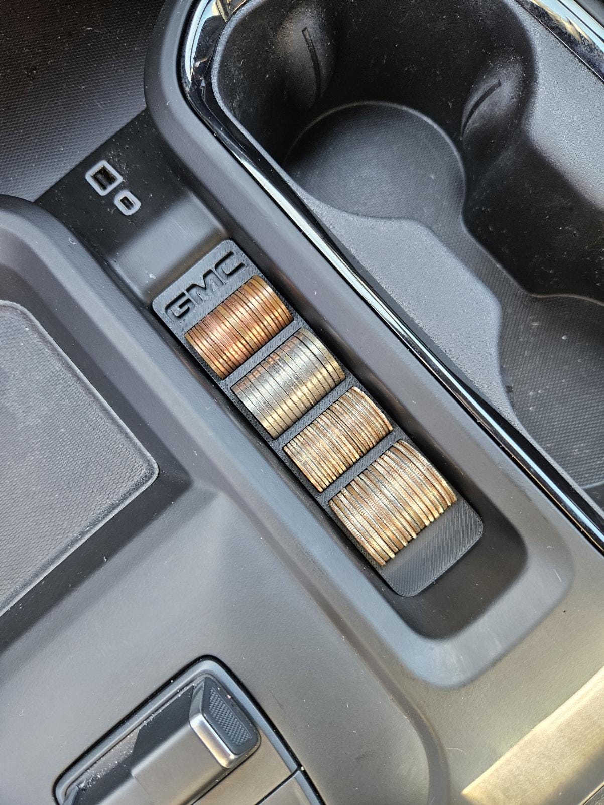 2022 - 2025 GMC Sierra Custom Coin Organizer Holder | 1500 2500 3500 ...