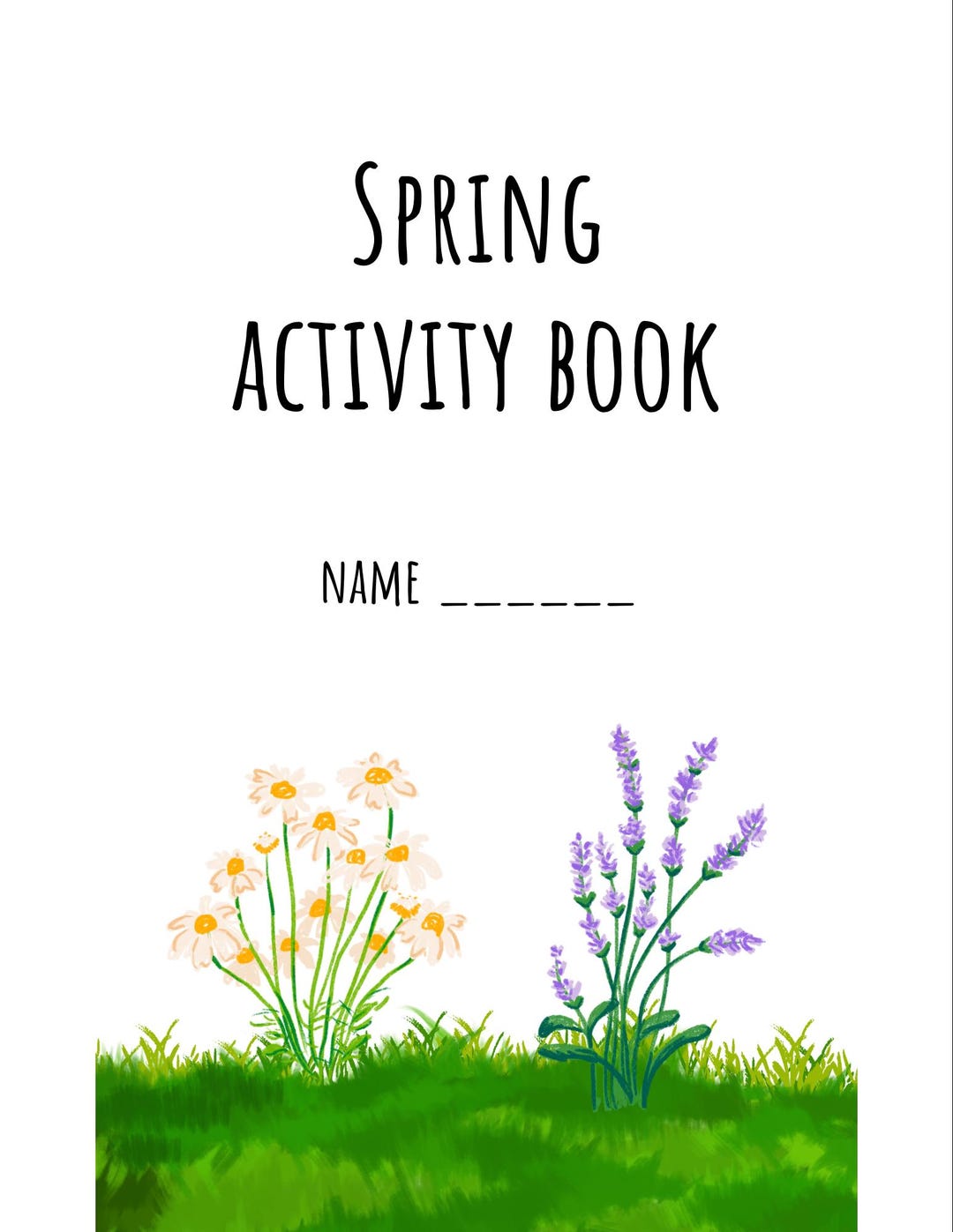 Spring Activity Book - Etsy
