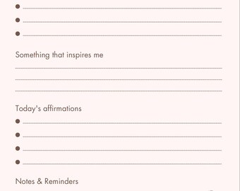 Printable Journal Pages - Etsy