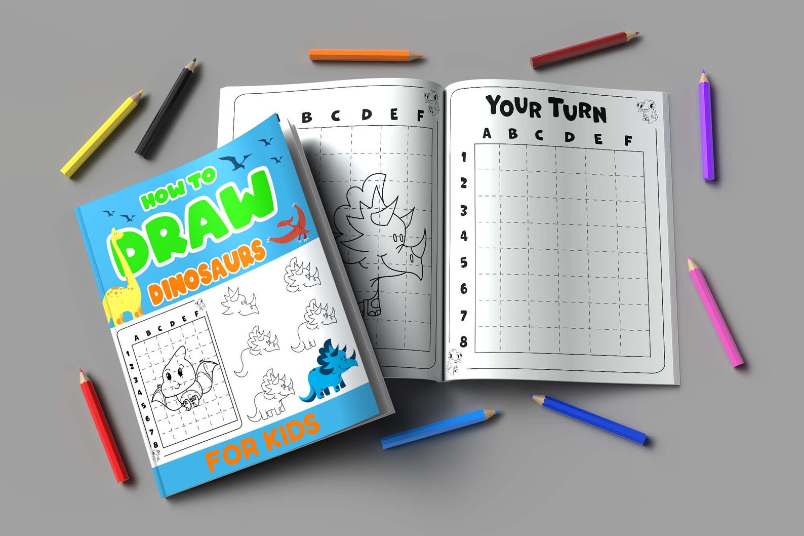 Dinosaur Activity Bundle: Coloring Pages, Dot-to-dot & Drawing (PDF ...