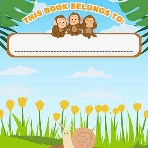 Editable Animal Adventures Busy Book - Etsy