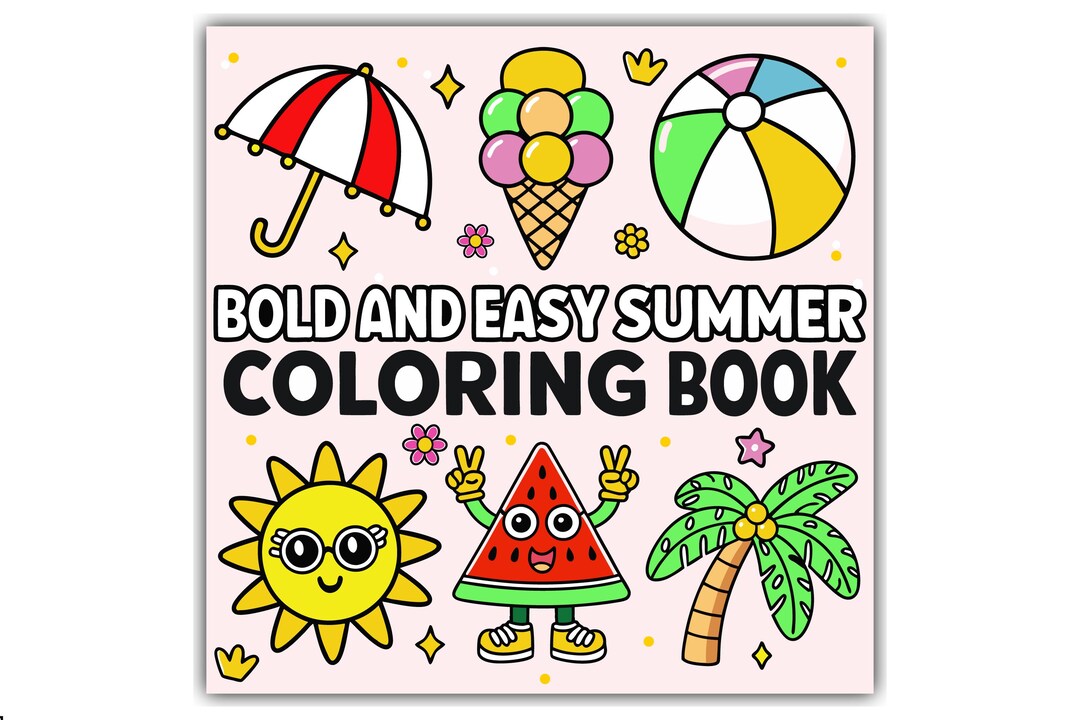 Summer Coloring Worksheet I Fun Coloring Activities I Preschool ...