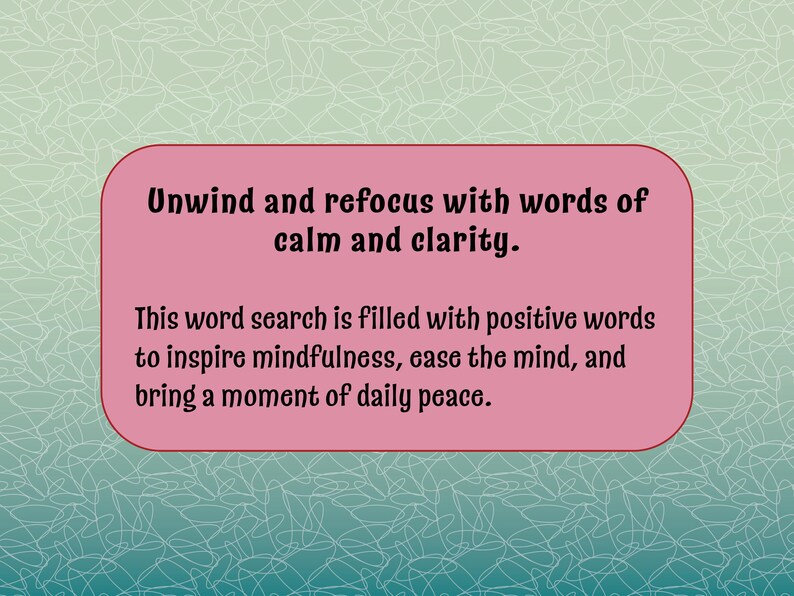 Mindfulness Word Search: Large Print Puzzle Book With Quotes (digital ...