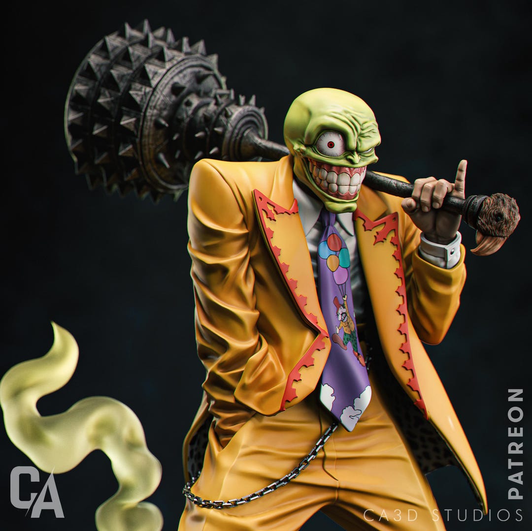 Mask Fan Art. CA3D Figures 1/12-1/4 Scale Figurine Kits. Unpainted ...