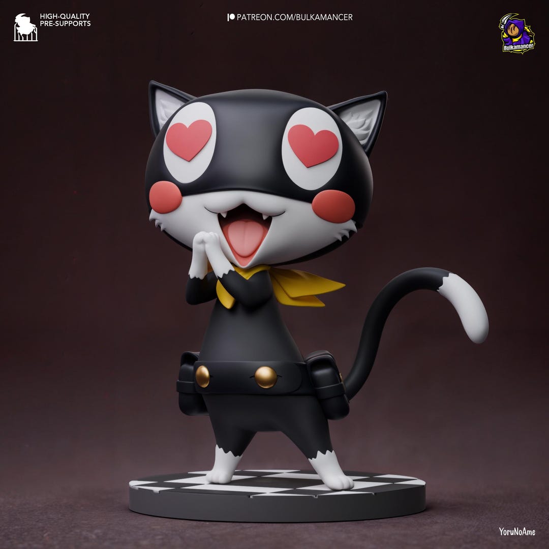 Cat Thief Chibi Fan Art Figurine Kit. Bulkamancer 100mm Scale Figurine ...