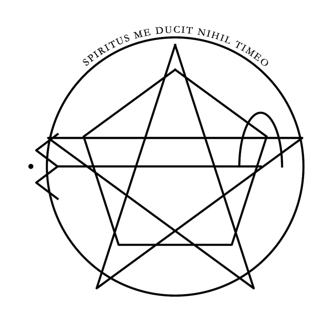 Sigil of DIVINE GUIDANCE – Spiritus Me Ducit, Nihil Timeo - the Regal ...