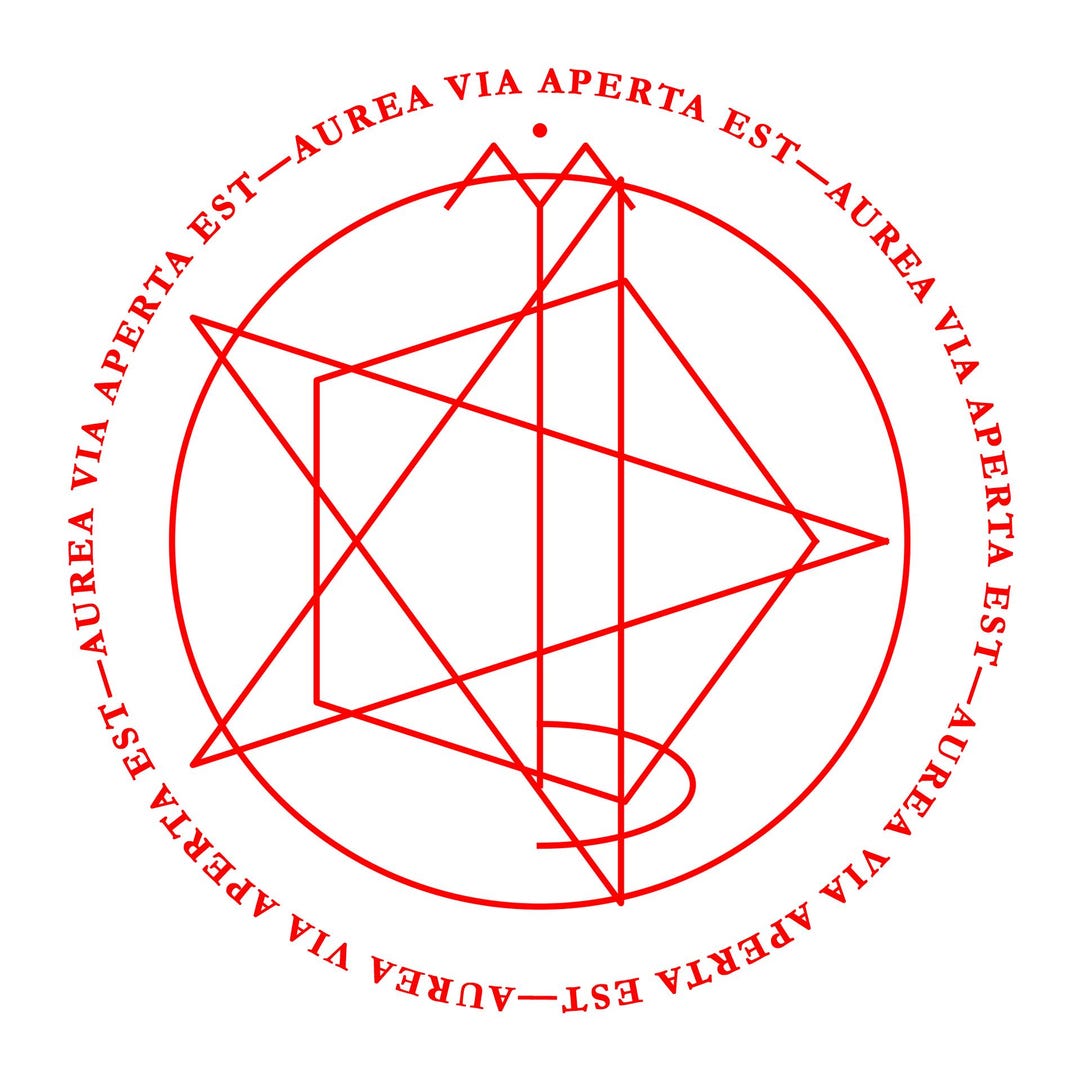 Sigil of the GOLDEN PATH – Aurea via Aperta Est - Digital Magical ...