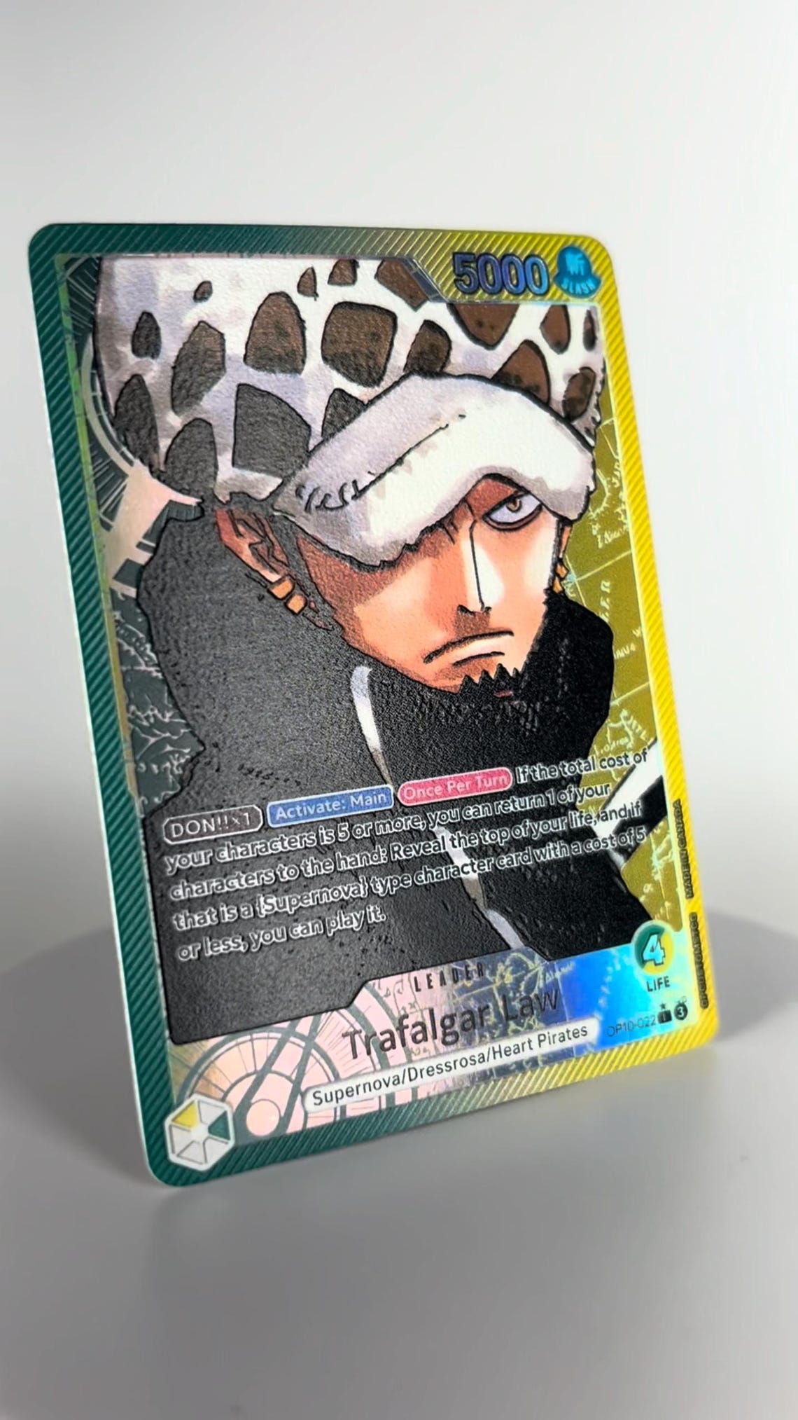 Trafalgar Law Leader Card Custom Alt Art - Etsy
