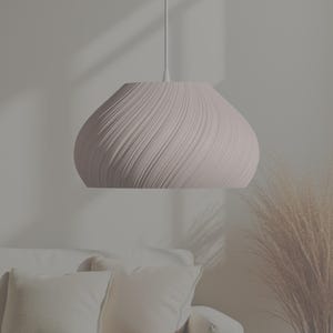 Large Organic Shape Pendant Light – Modern Scandinavian Ceiling Lamp ...
