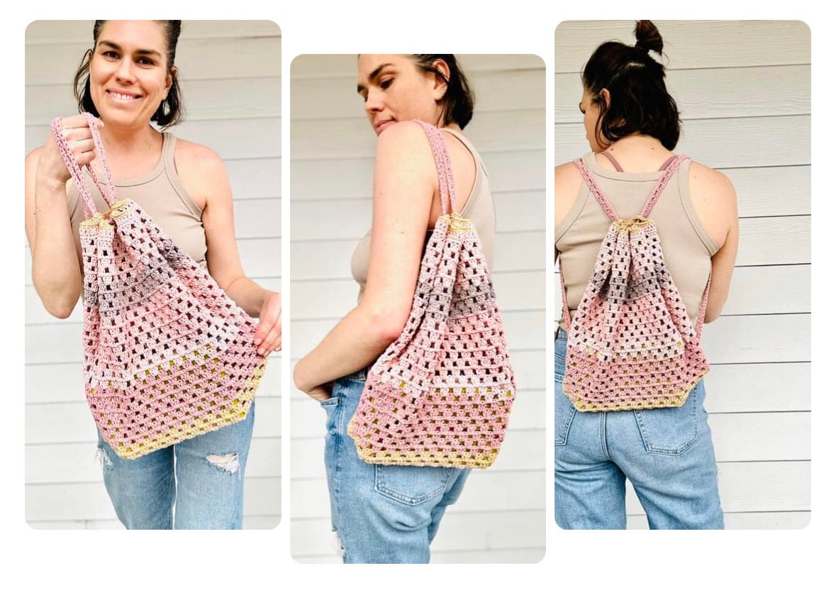 PDF Crochet Pattern - Granny Stitch Backpack - Etsy