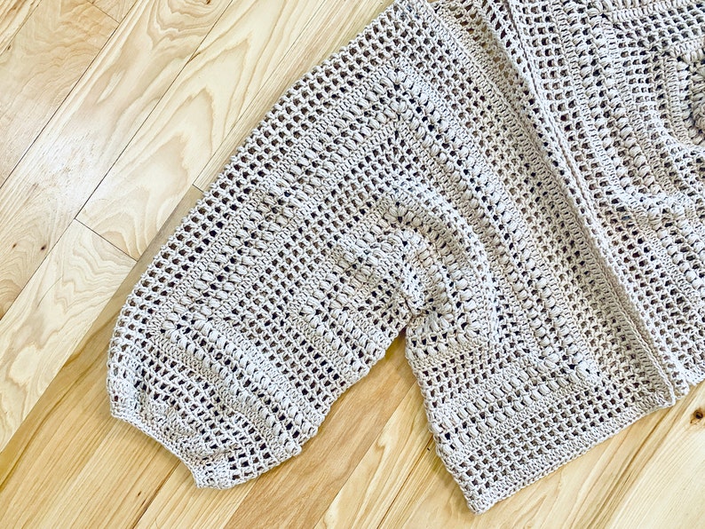 PDF Crochet Pattern - Cascade Cardigan - Etsy