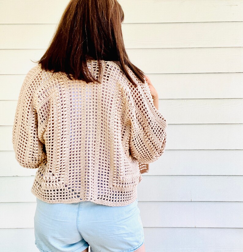 PDF Crochet Pattern - Cascade Cardigan - Etsy