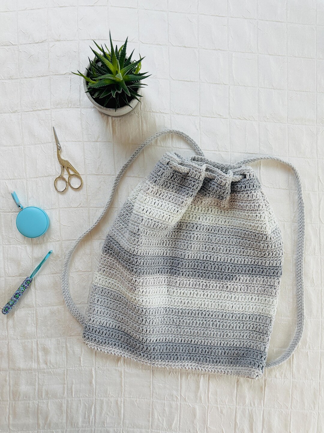 Ready to Ship - 30 - Easy Crochet Backpack - Etsy