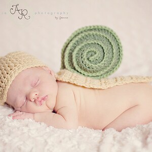 PDF Crochet Pattern - ORIGINAL Snail Shell Hat and Body Cover Crochet ...