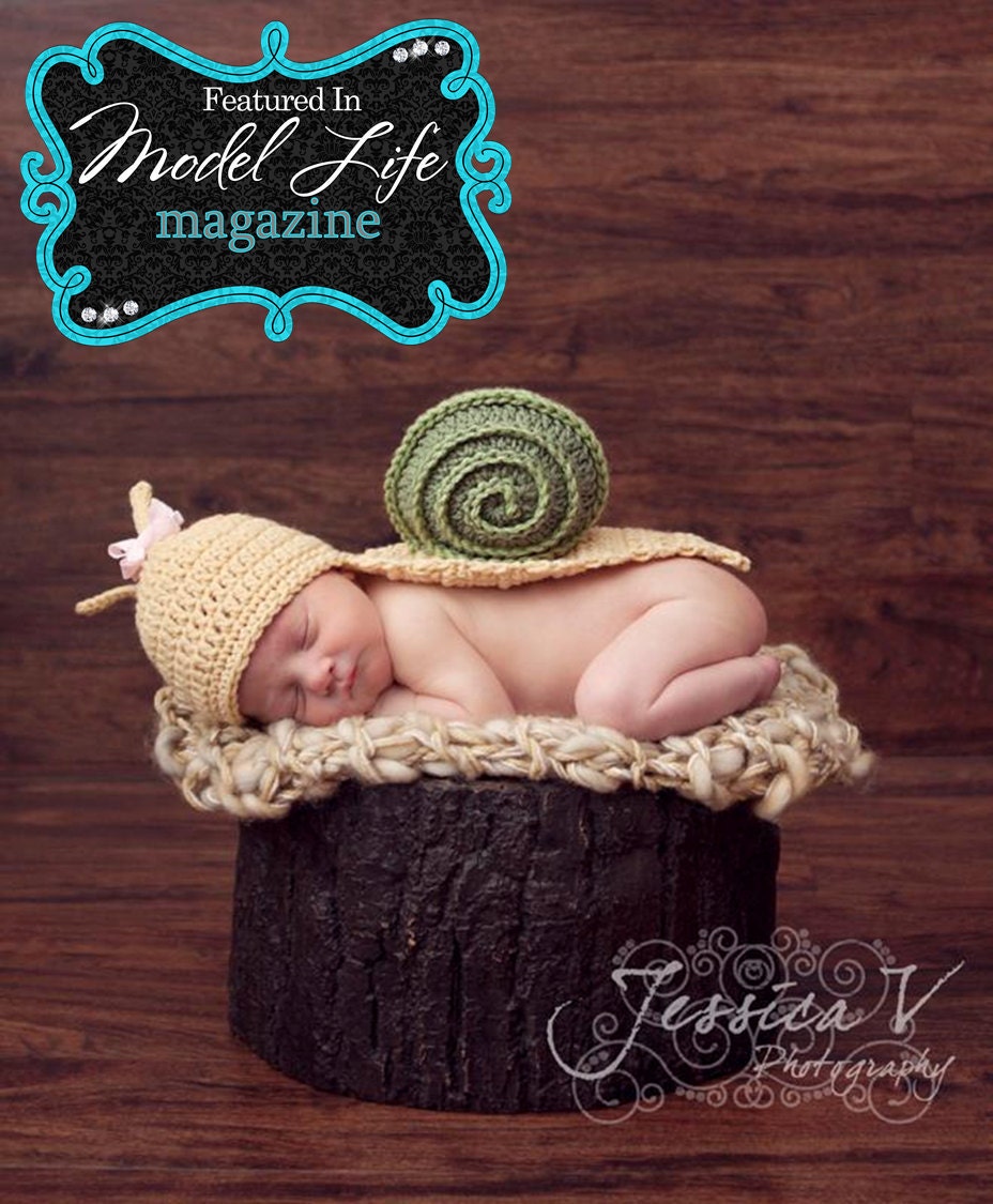PDF Crochet Pattern - ORIGINAL Snail Shell Hat and Body Cover Crochet ...