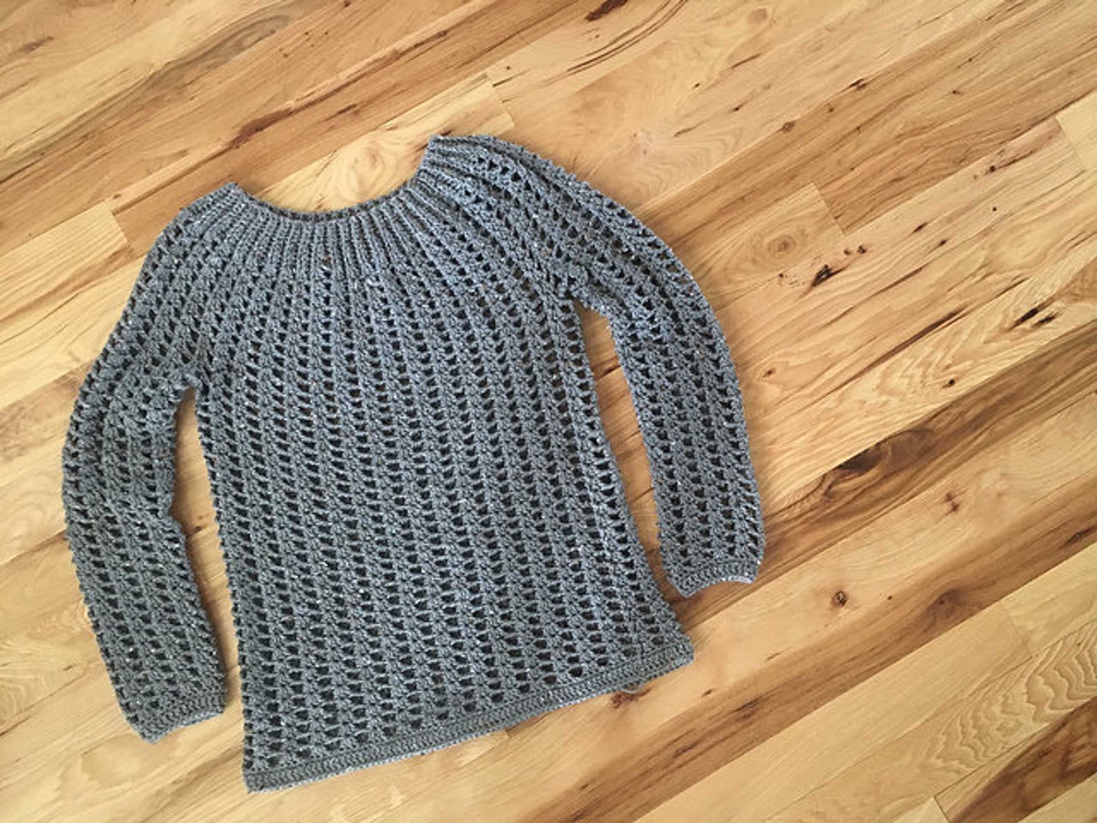 PDF Crochet Pattern - Tweed Sweater - Etsy