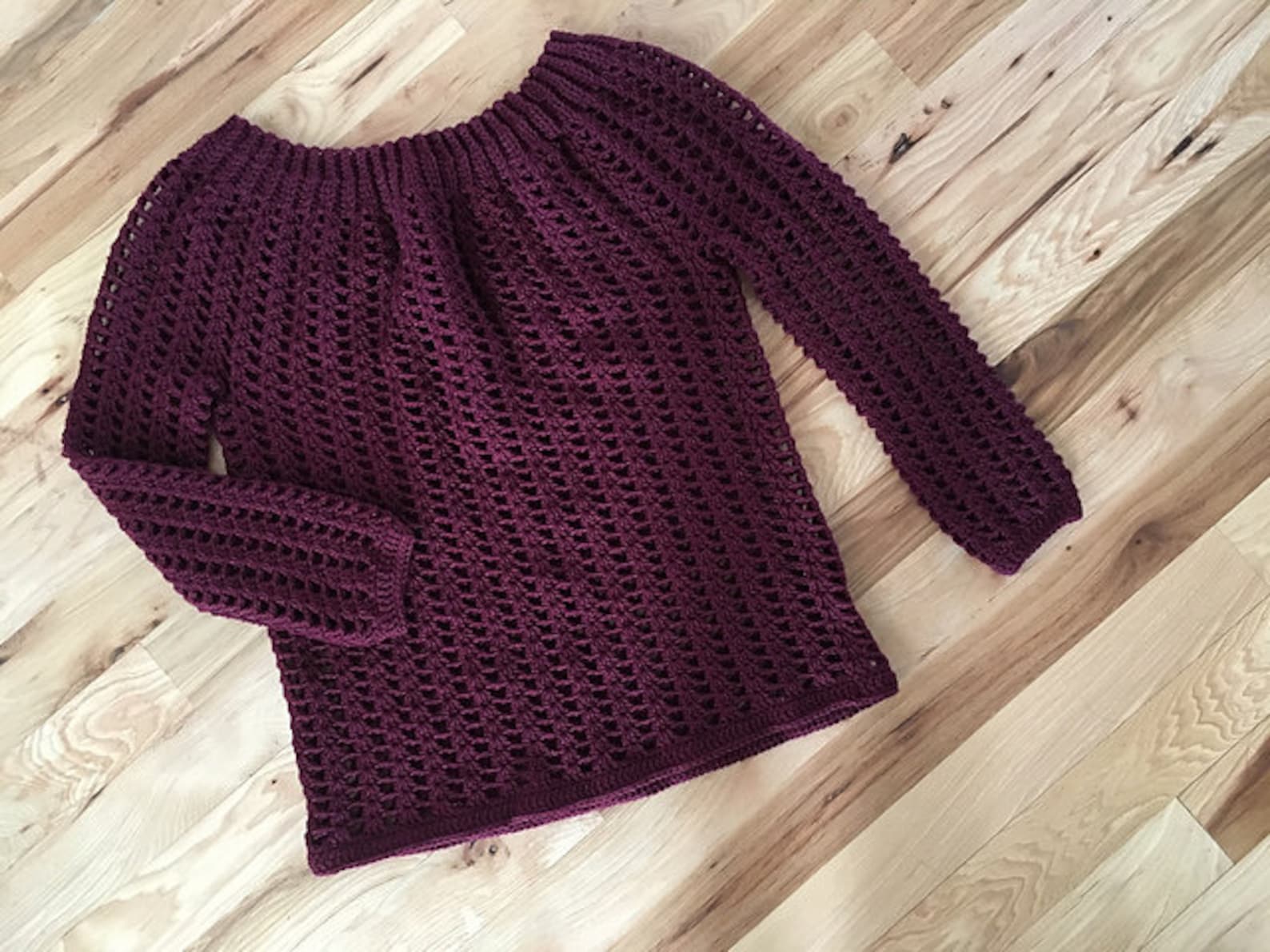 PDF Crochet Pattern - Tweed Sweater - Etsy