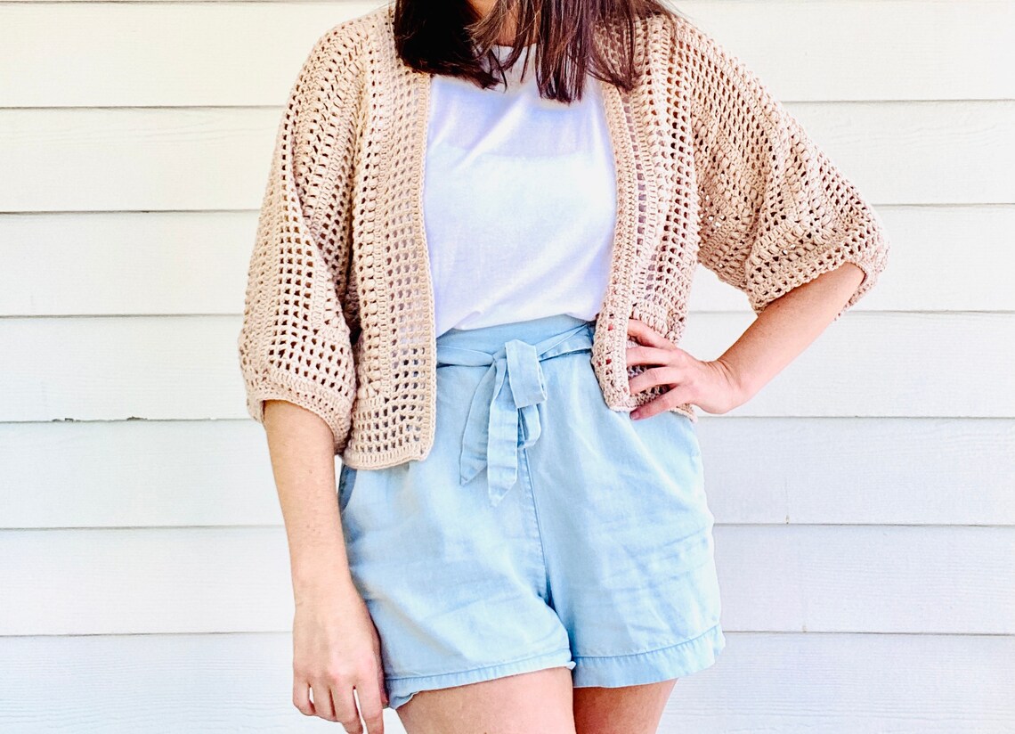 PDF Crochet Pattern - Cascade Cardigan - Etsy