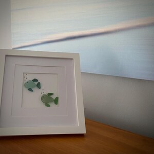 Sea Glass Fish, Framed Sea Glass Art, Genuine Sea Glass - Etsy