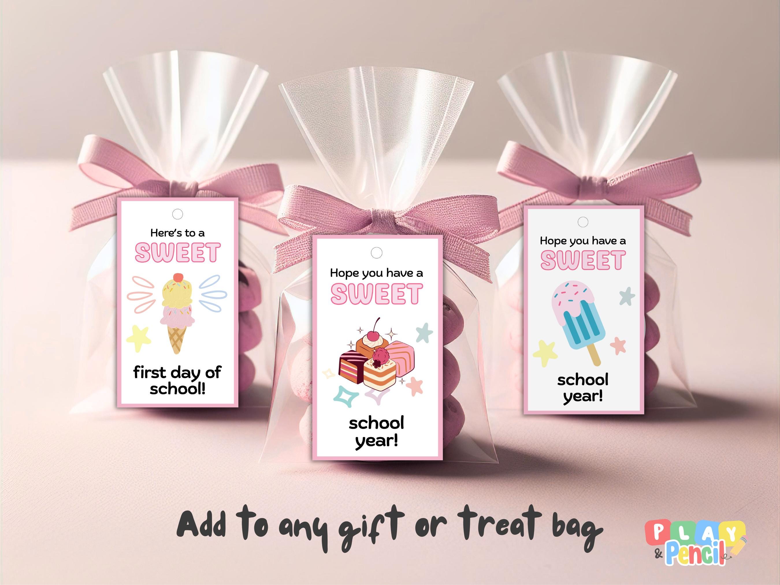 Sweet School Year Gift Tags: Printable Back to School Favor for ...