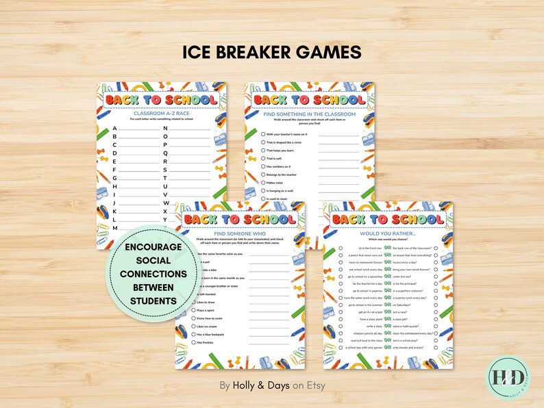 Back to School Activity Bundle for Kids First Day of School Printable ...