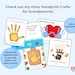 Grandparents Day Handprint Craft About This Much Love Custom Family ...