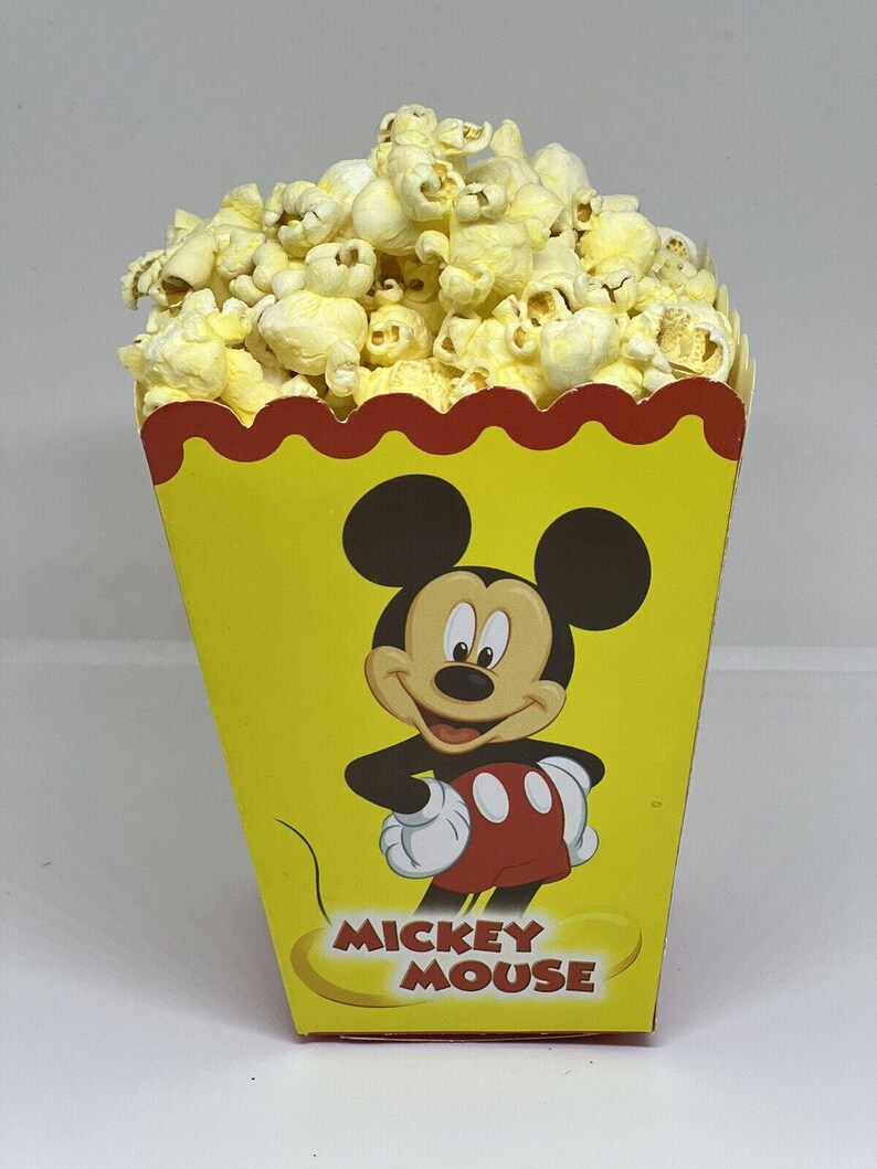 10 Ct. Pack - Mickey Mouse Popcorn Boxes / Paq. Con 10 Cajas Palomeras ...