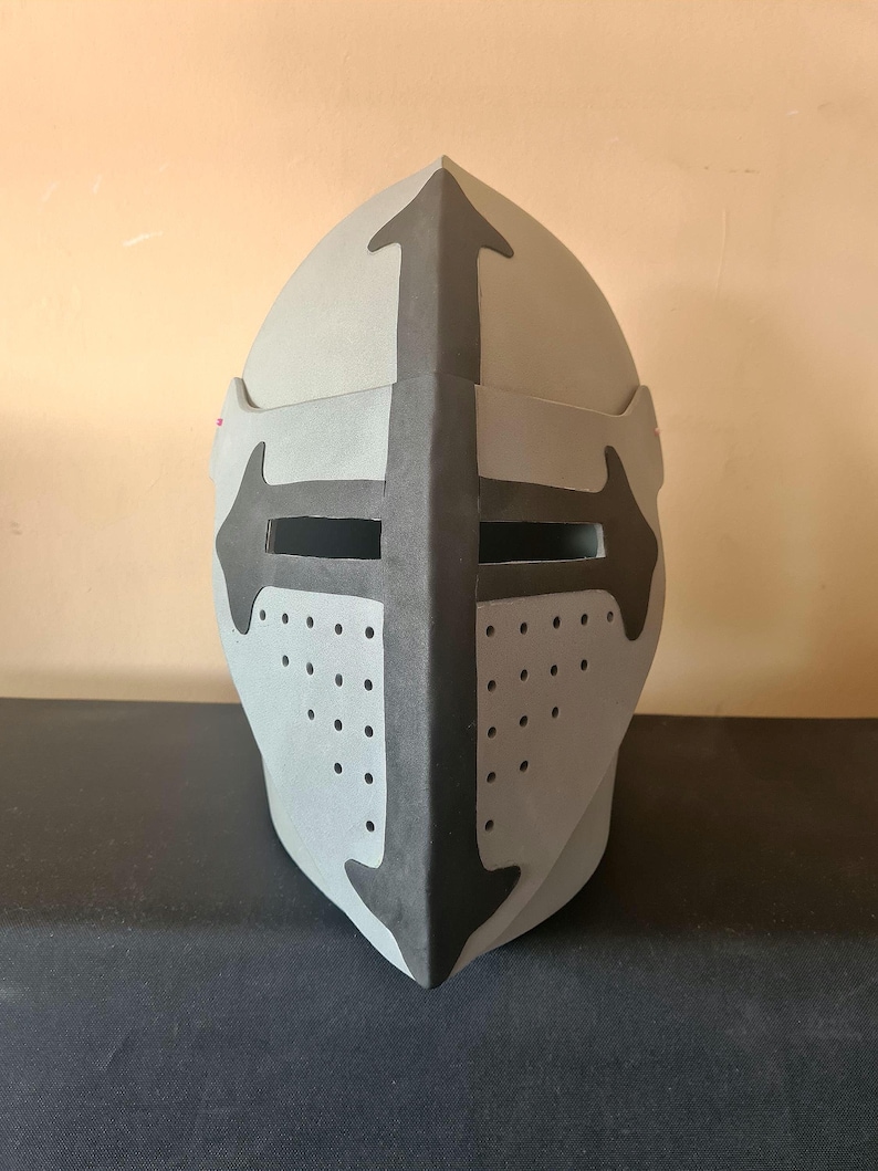 Medieval Helmet Pattern. Crusader Headpiece Blueprint. EVA Foam Helmet ...