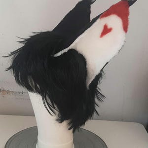 Husk Style Ear Pattern. Fur Ear Blueprint. Cosplay Ears Pattern ...