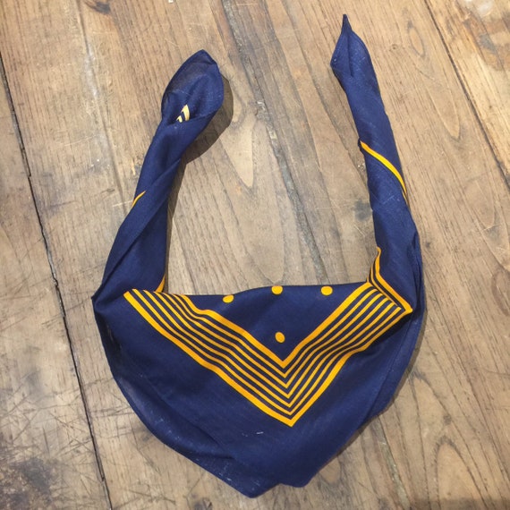 Vintage Dutch bandana, soft to touch old stock, Perfe… - Gem