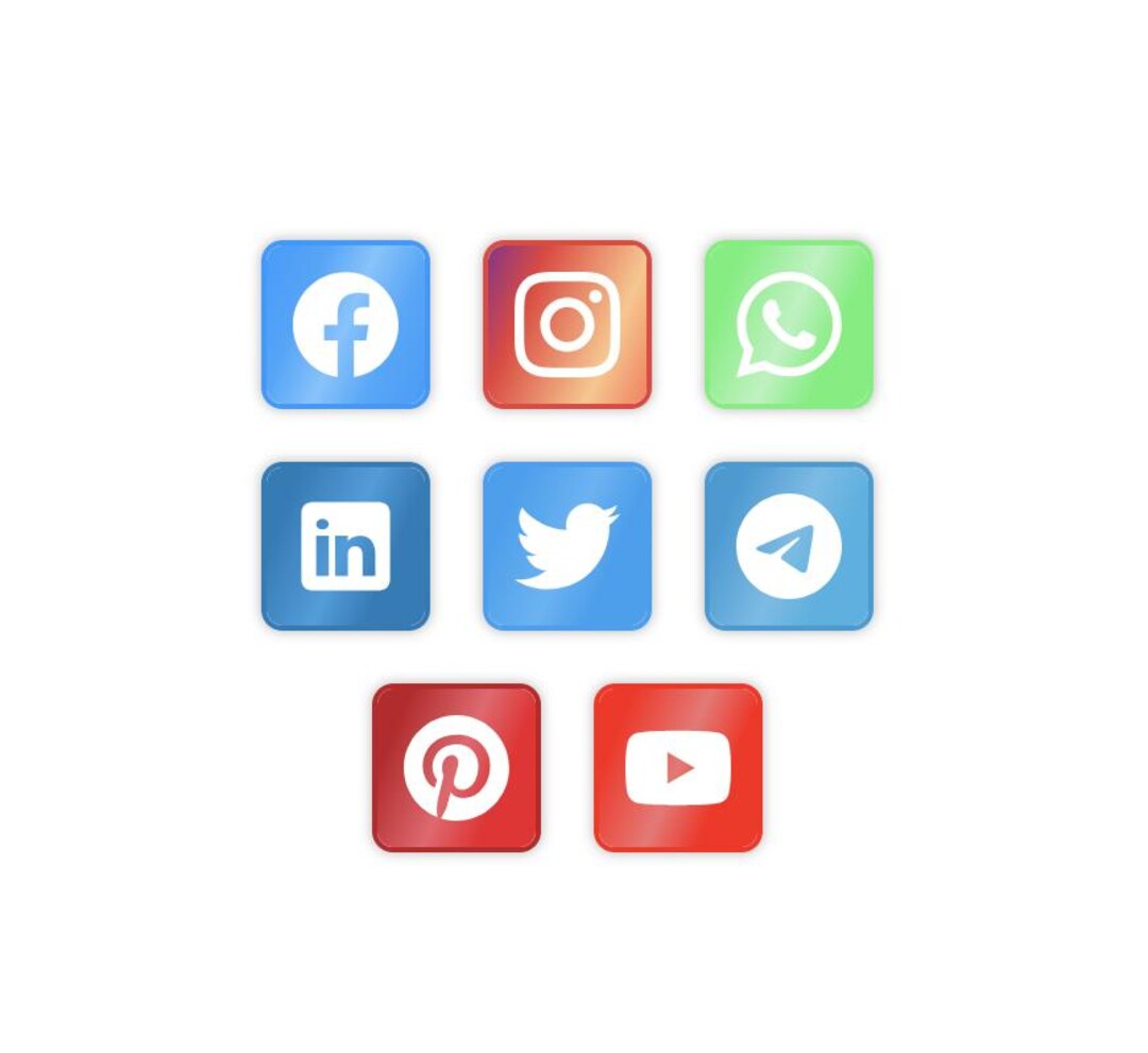 Animated Social Media Icons | CSS Animation | Web UI Elements | Instant ...