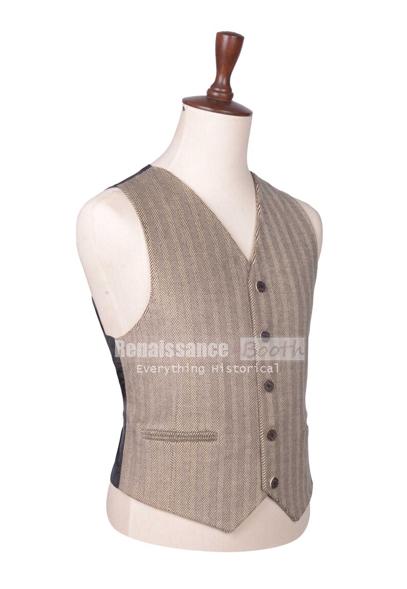 Khaki Sand Tweed Argyll Waistcoat- Scottish Kilt Vest for Men - Highland Formal Wear - Handmade ...