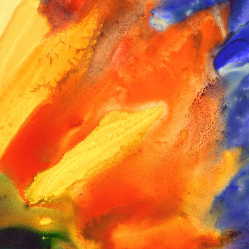 Sunflowers Watercolor on Yupo Signed Fine Art Giclee Print - Etsy