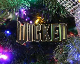 3D Printed Wicked Movie Christmas Ornament Big! 3.5 Inches in Diameter ...