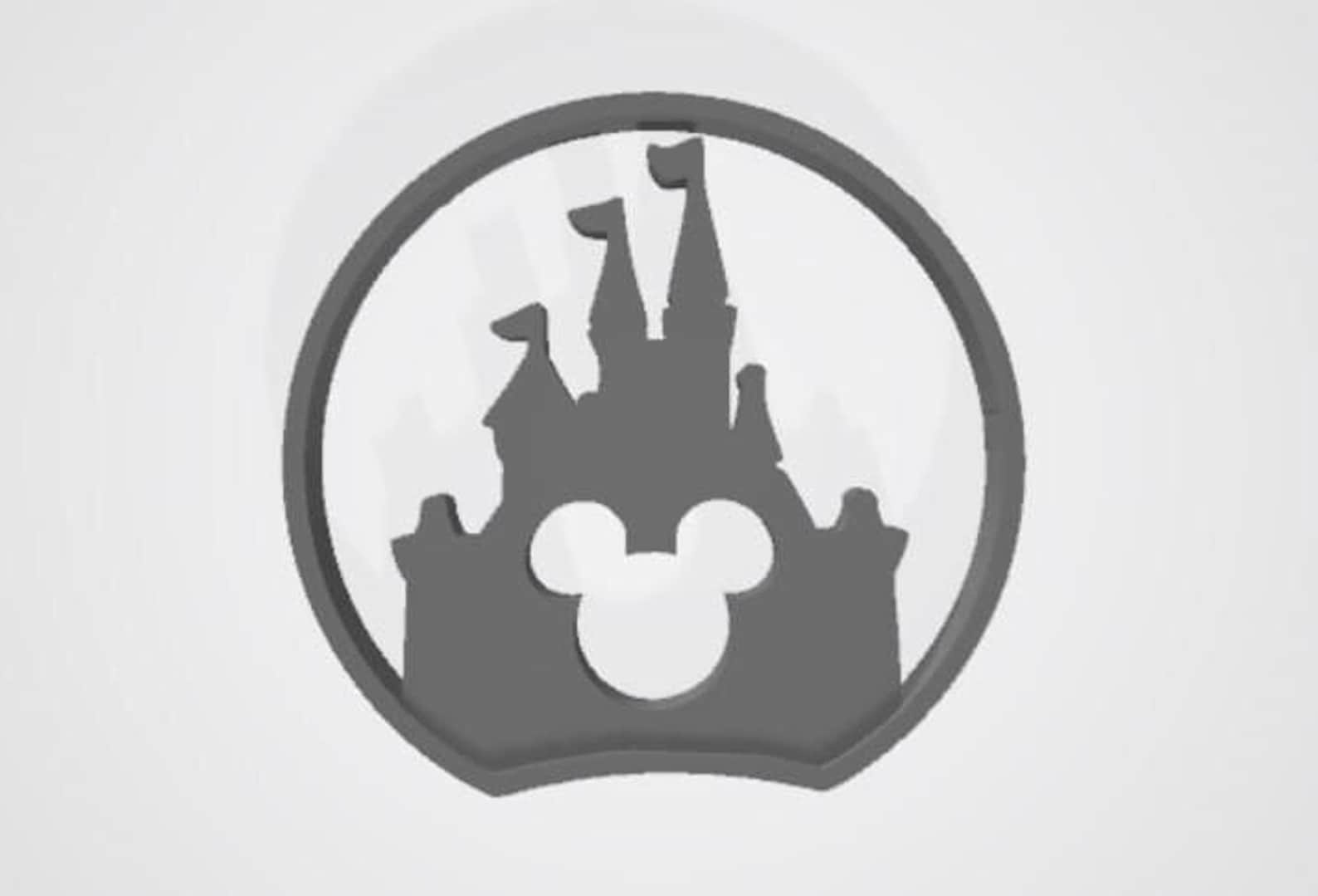 Cinderella Castle Mickey Ear - 3D STL File - 3D Printable Mickey Ear ...