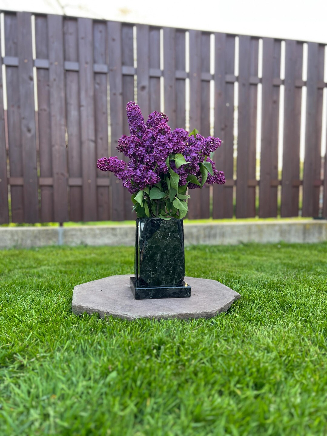 Stone Vase | Granite Vases | Memorial Vase | Remembrance Gift ...