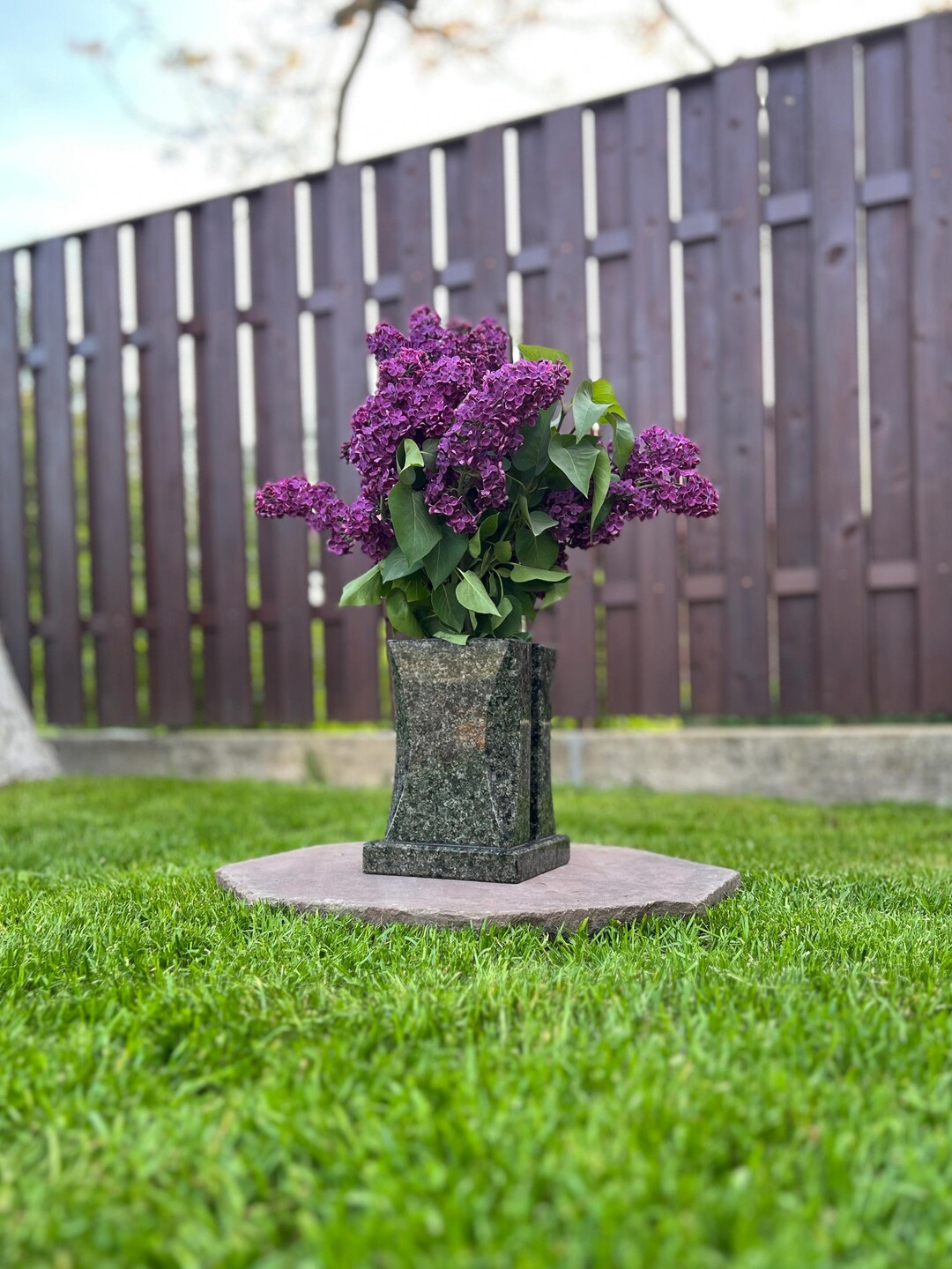 Cemetery Vase | Stone Vase | Granite Vases | Memorial Vase ...