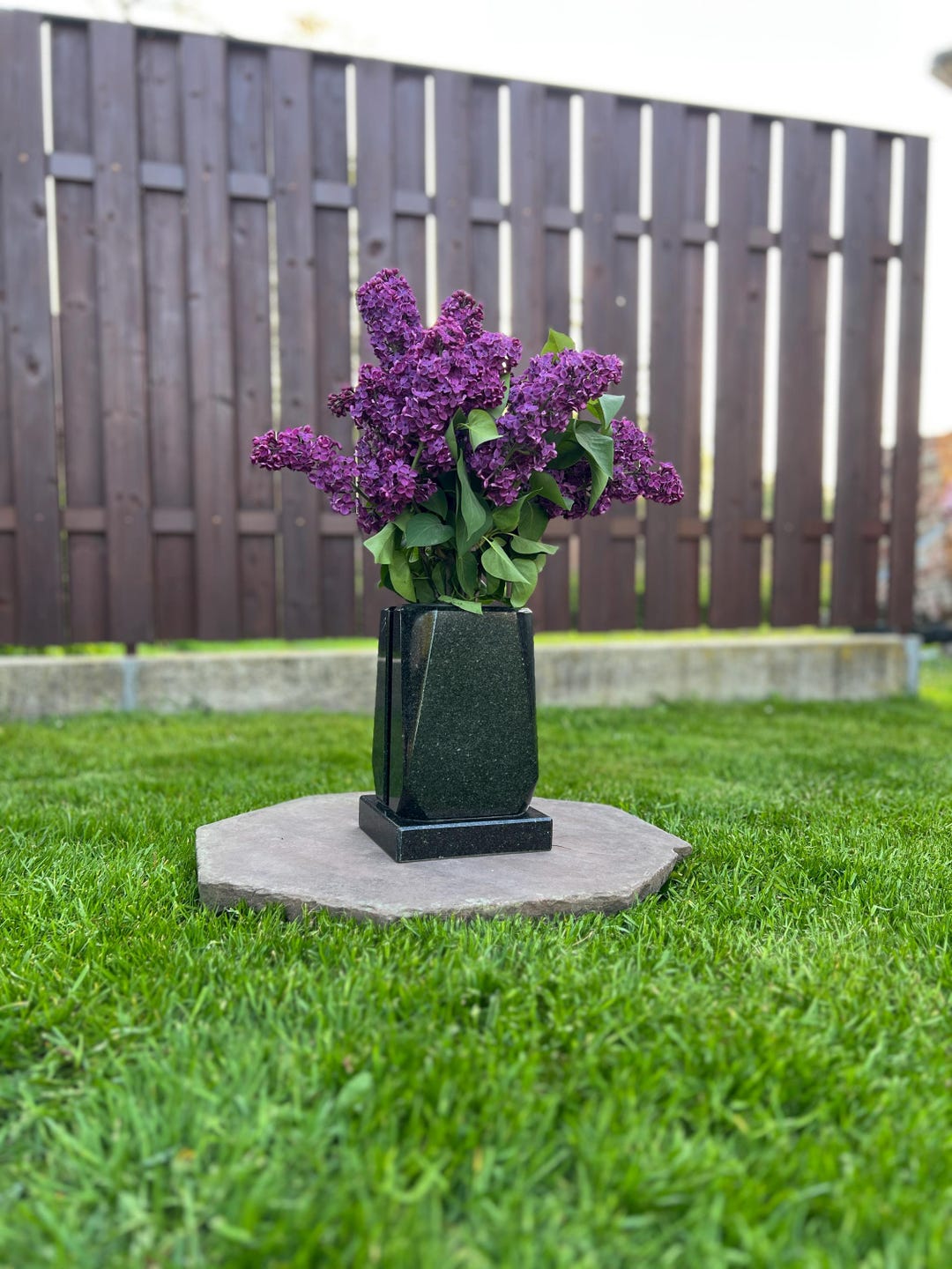 Stone Vase | Granite Vases | Memorial Vase | Remembrance Gift ...