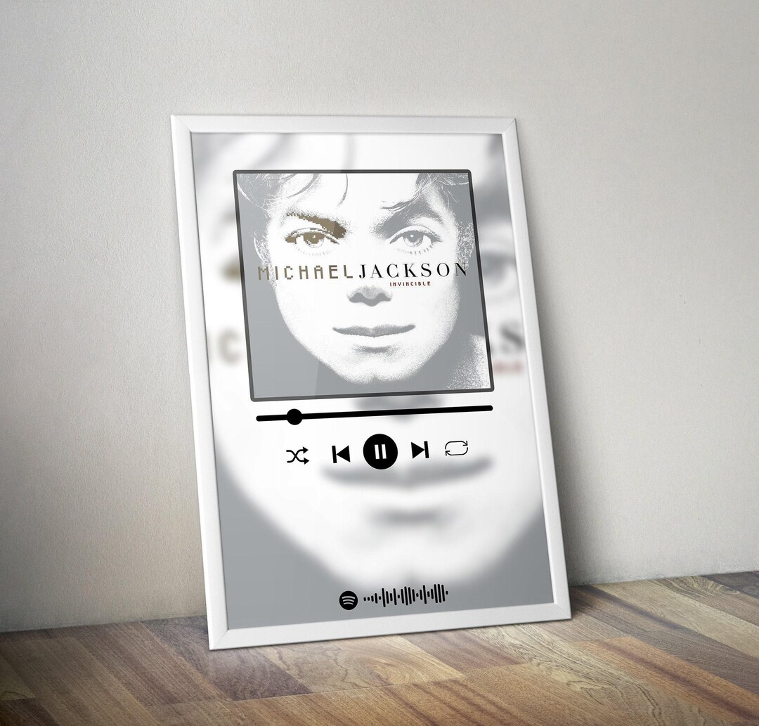 Michael Jackson Poster | Invincible Poster | Album Poster Print | Album ...
