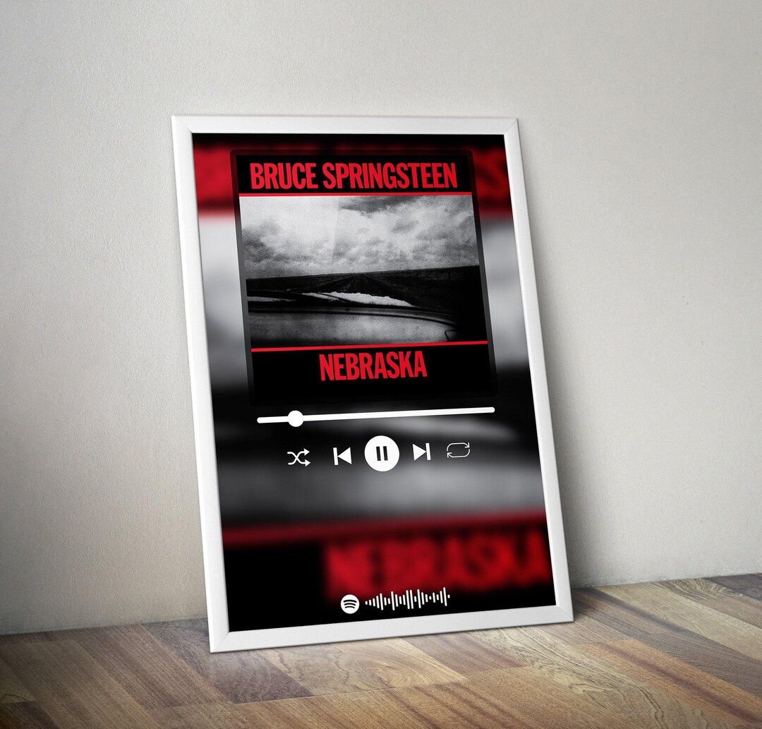 Bruce Springsteen Poster | Nebraska Poster | Album Poster Print | Album ...