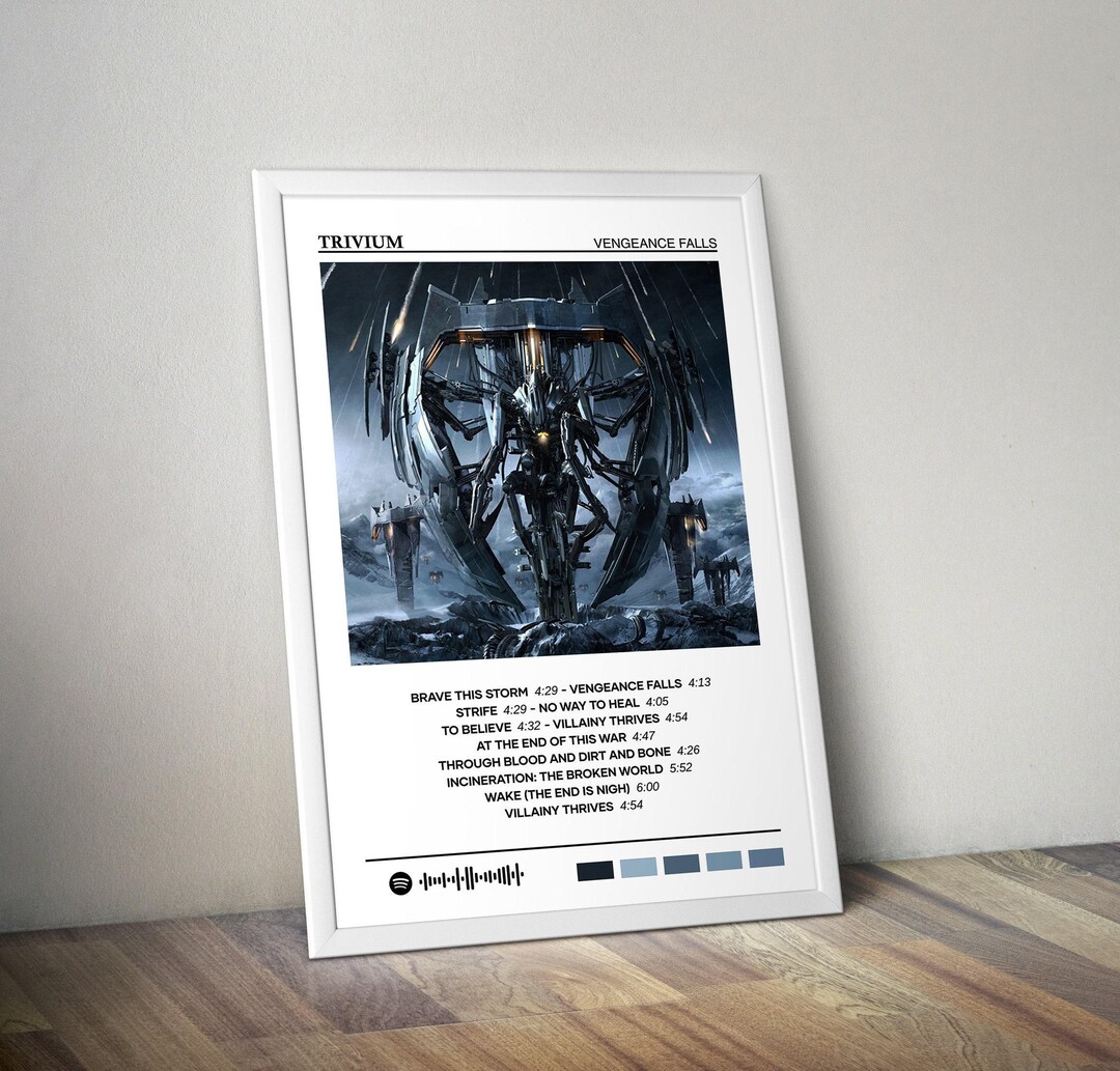 Trivium Poster | Vengeance Falls Poster | Album Poster Print | Album ...