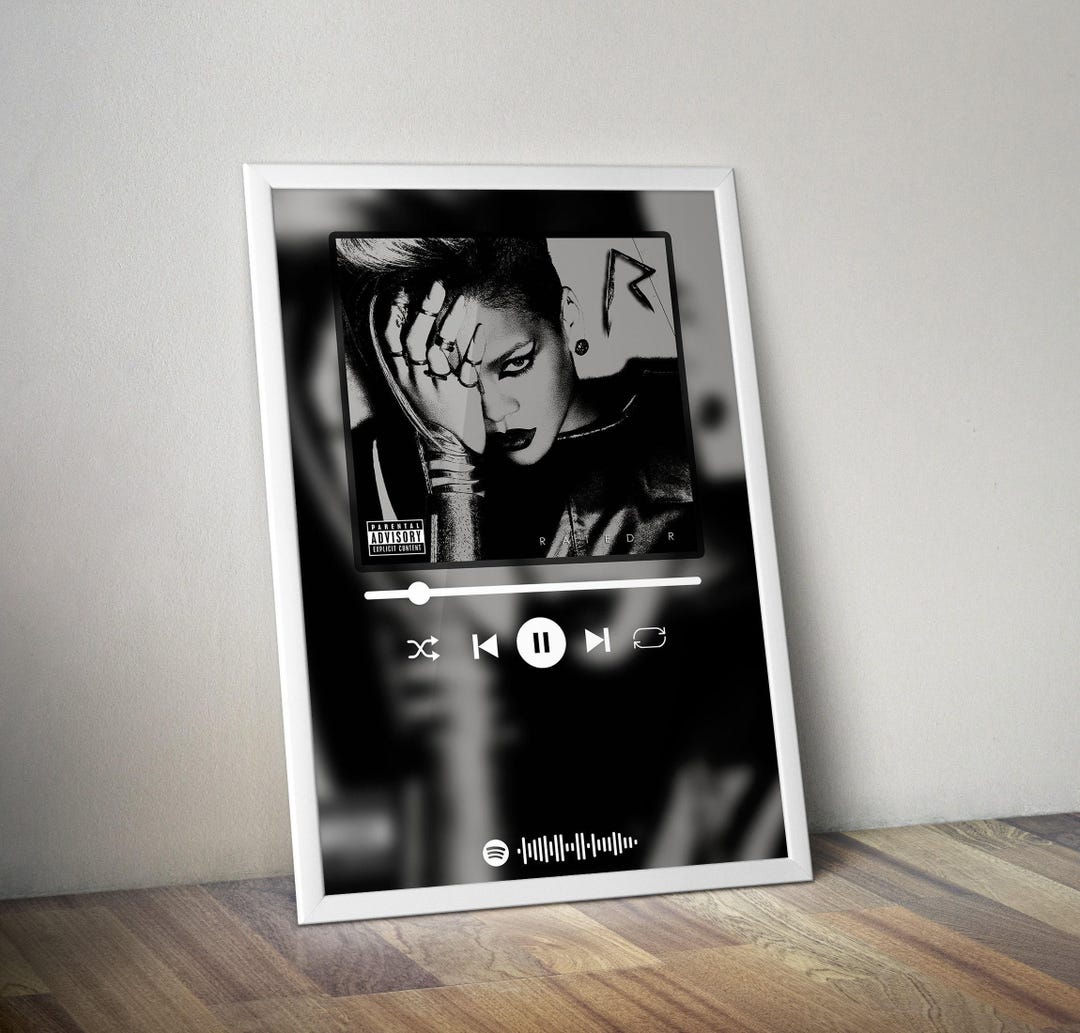 Rihanna Poster | Rated R Poster | Album Poster Print | Album Cover ...