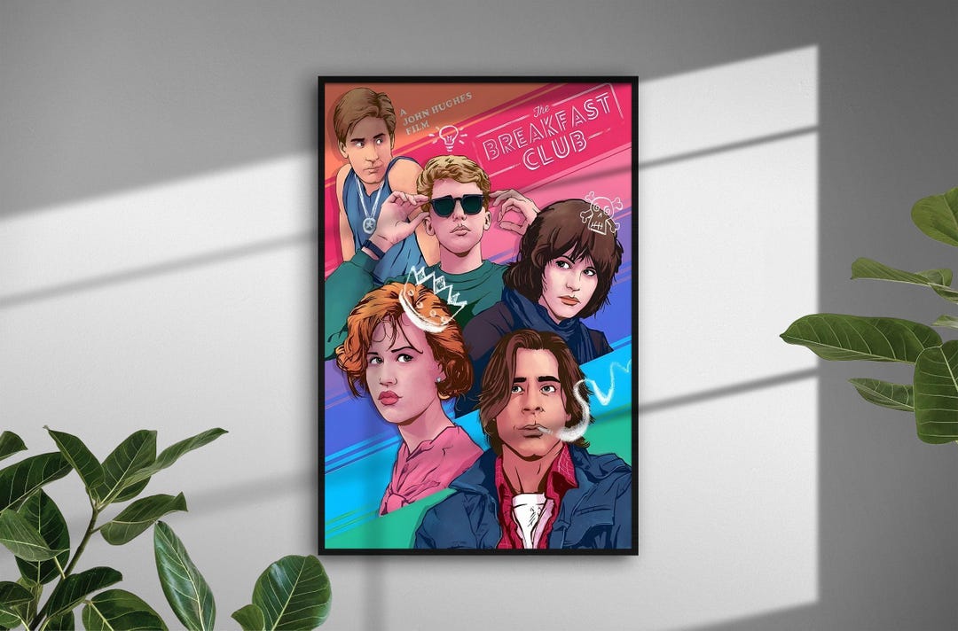 The Breakfast Club Poster | TV Show Poster | Room Decor | Wall Decor ...