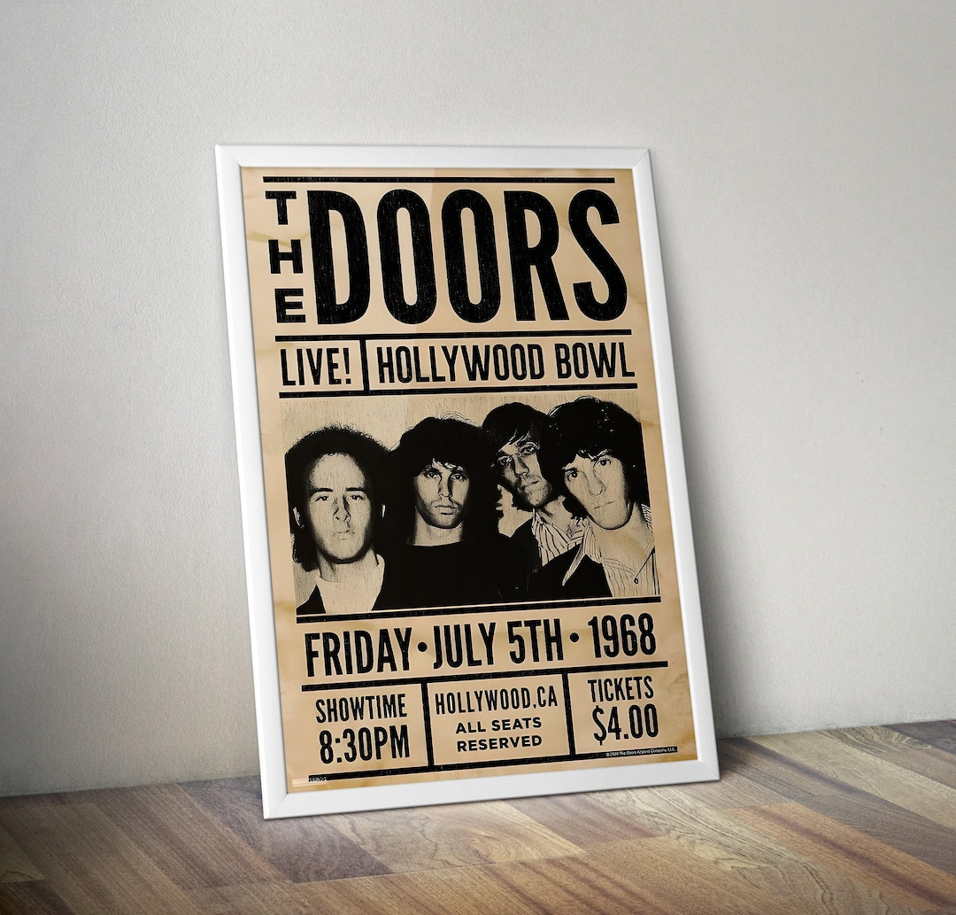 The Doors Poster | Vintage Poster | Album Poster Print | Album Cover ...
