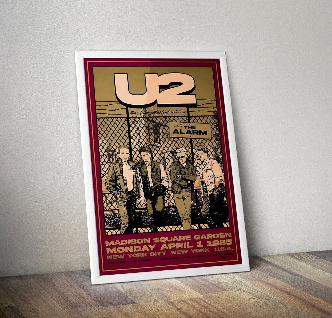 U2 Poster | Vintage Poster | Album Poster Print | Album Cover Poster ...
