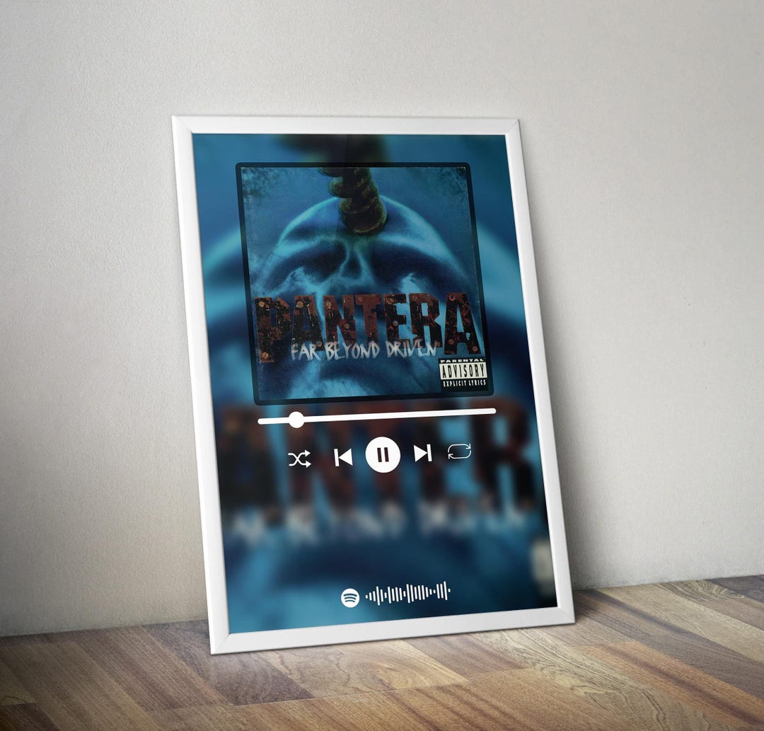 Pantera Poster | Far Beyond Driven Poster | Album Poster Print | Album Cover Poster | Heavy ...