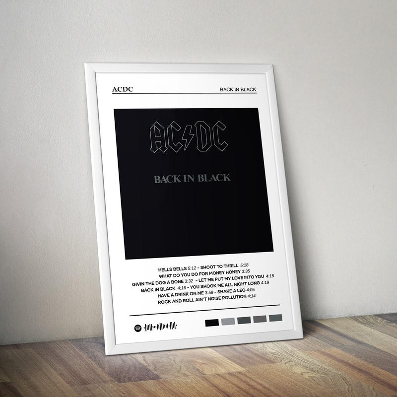 Album Back Cover - Etsy