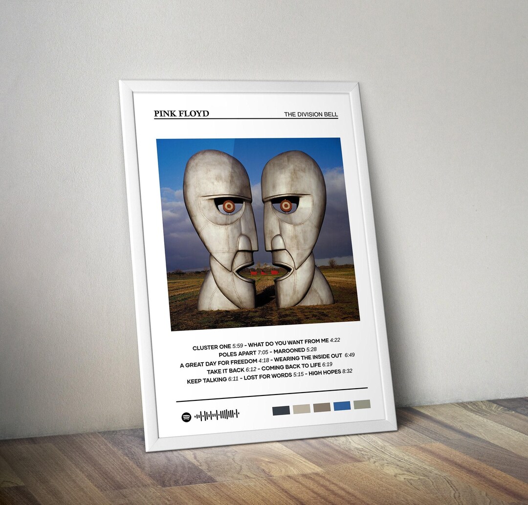 Pink Floyd Poster | the Division Bell Poster | Album Poster Print | Album Cover Poster | Rock ...