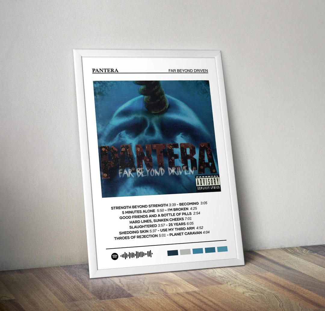 Pantera Poster | Far Beyond Driven Poster | Album Poster Print | Album ...